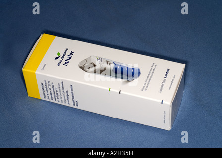 Exubera diabetes delivery device for inhaled insulin Stock Photo - Alamy