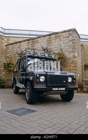 Land Rover Tomb Raider. 1 of 3 used in the film Tomb Raider Stock Photo ...