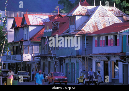 Albert Street and buildings Victoria Mahe Seychelles Stock Photo - Alamy
