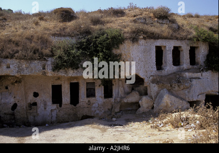 Libya, Cyrene. Ruins of Cyrene Necropolis. Unesco World Heritage Site ...
