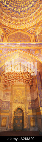 Details inside the medressa in Registan Square Samarkand Uzbekistan ...