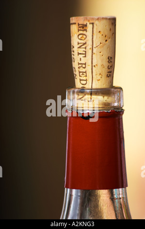 A bottle of Chateau Mont Redon Vieux Marc de Chateauneuf, eau de vie de ...
