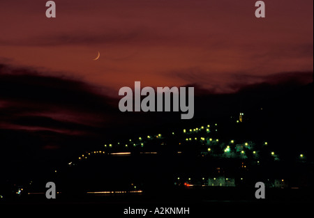 Crevari hill at sunset Ligury Italy Stock Photo - Alamy