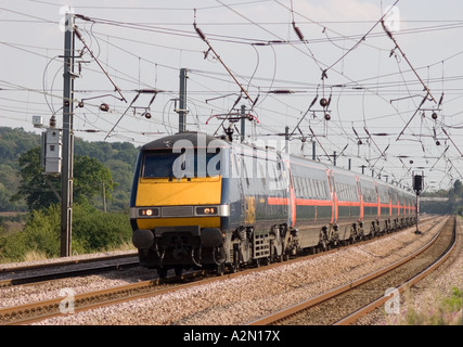 GNER inter city 225, passenger train, in 1997, at Wakefield, Northern ...