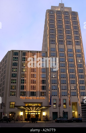 Interior of the entrance to The Ritz apartment building at the Atlantic ...