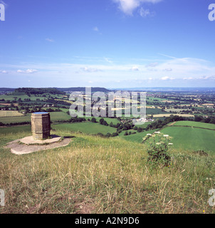 Frocester Hill viewpoint, Coaley Peak, near Nympsfield, Gloucestershire ...