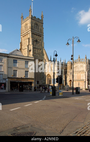 Abbey, Street scene, Cirencester, Cotswolds, Gloucestershire, England ...