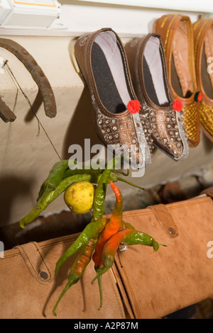 superstition symbol good luck lemon coal and green chillies Stock Photo ...