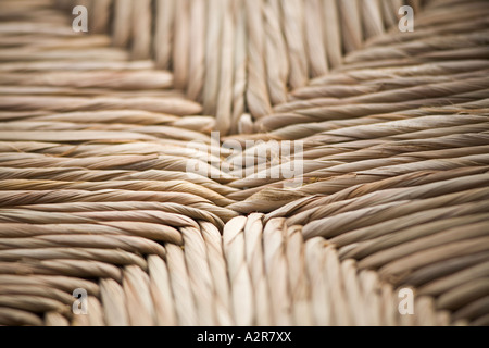 Patterns and textures rafia chair cover Stock Photo - Alamy