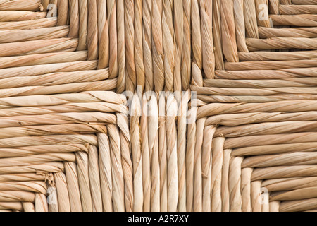 Patterns and textures rafia chair cover Stock Photo - Alamy