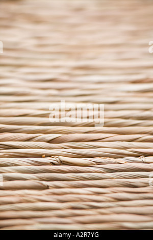 Patterns and textures rafia chair cover Stock Photo - Alamy