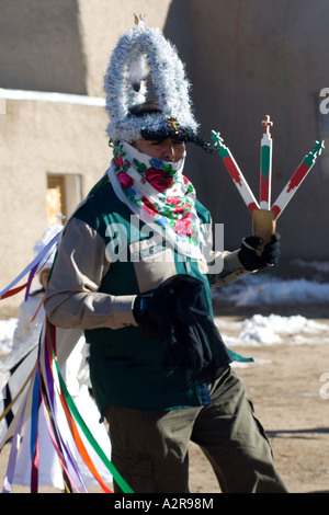 Matachines Dancers of Picuris Pueblo, New Mexico Stock Photo - Alamy