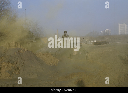 NATO EXERCISES IN BERLIN US TROOPS EXERCISE IN DOUGH BOY CITY JAN 1989 ...