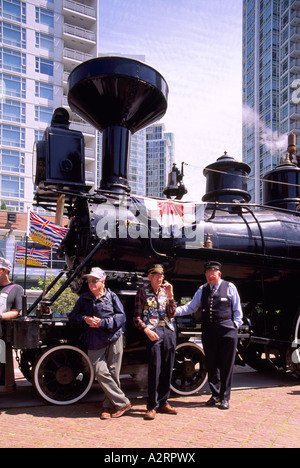 Restored CPR Engine 374 at the Roundhouse in Yaletown, Vancouver ...