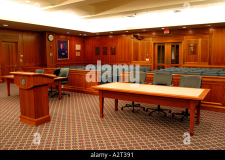 Interior of Courtroom Boston Massachusetts Stock Photo - Alamy