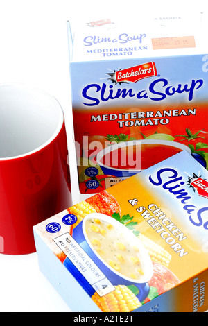 Box of Mediterranean Tomato Soup Sachets Stock Photo - Alamy