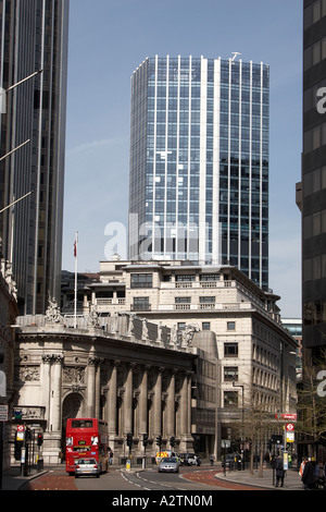 99 Bishopsgate commercial office building marble reception lobby with ...