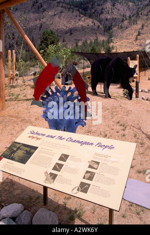 First Nations Display at the Nk'Mip Desert Cultural Centre in Osoyoos ...