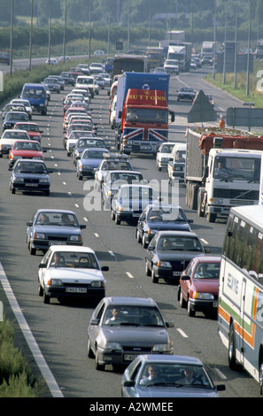 Traffic congestion, M1 outside London Stock Photo - Alamy