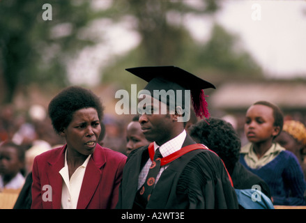 student graduation kenya 1985 Stock Photo - Alamy