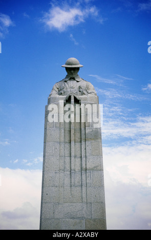 The Brooding Soldier, Vancouver corner memorial, Belgium, commemorating ...