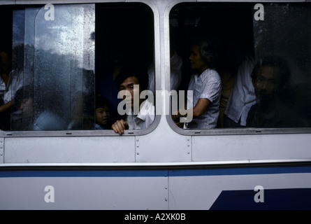 packed bus in canton china full of passengers Stock Photo - Alamy