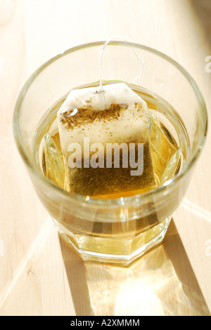 Tea bag with fennel seed Stock Photo - Alamy