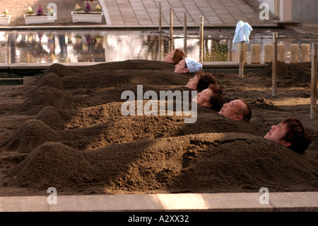 sand baths Beppu Beach Beppu city Oita prefecture Kyushu Japan Stock ...