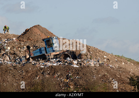 Landfill Site in operation Stock Photo - Alamy