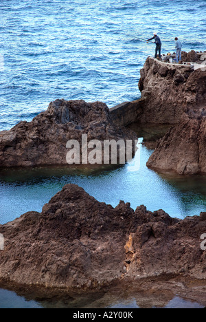 Natural swimming pools in Porto Moniz, Madeira Stock Photo - Alamy