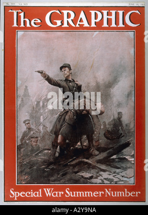 Heroic act WWI Stock Photo - Alamy