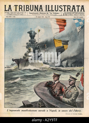 Hitler Visits Mussolini Stock Photo - Alamy