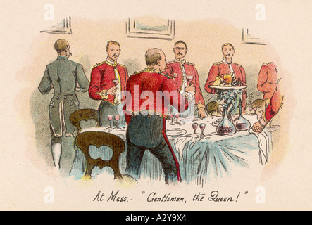 TOASTING IN MESS Stock Photo - Alamy