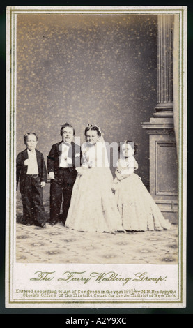 TOM THUMB WEDDING GROUP Stock Photo - Alamy