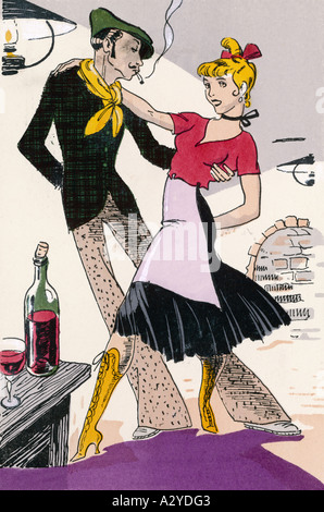 Apache Dance - France Stock Photo - Alamy