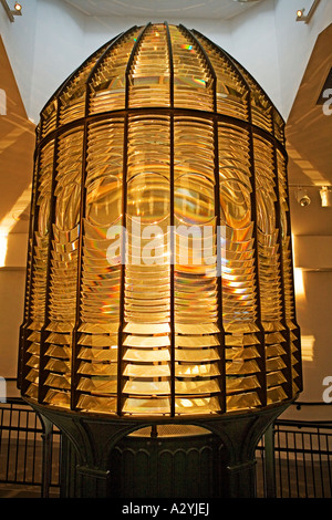 Image of the Destruction Island Fresnel Lens on display in the Westport ...