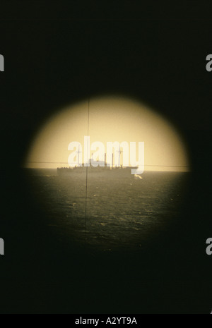 Submarine view through periscope Stock Photo - Alamy