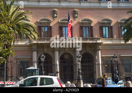 American embassy of Rome, Italy Stock Photo - Alamy