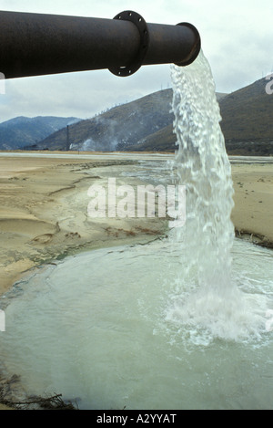 Waste Discharge Pipes from Mercury Production Factory Slovakia Stock ...