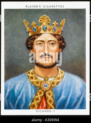 King Richard I (reigned 1189 - 1199). Fighting was the breath of life ...