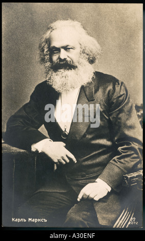 KARL MARX German radical political thinker Date: 1819 - 1883 Stock ...