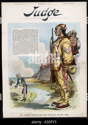 REAL YELLOW PERIL/JUDGE Stock Photo - Alamy