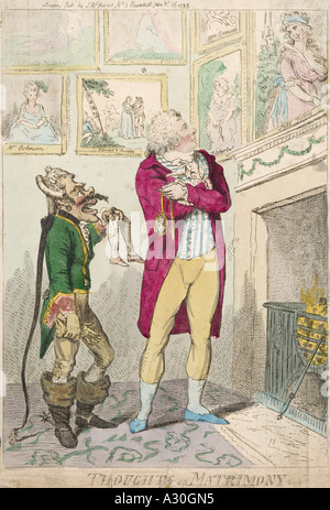 George Iv 1795 Cartoon Stock Photo - Alamy