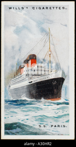 Steamships - 'Paris' Stock Photo - Alamy