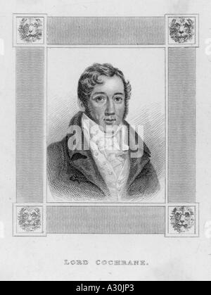 THOMAS COCHRANE 10th Earl of Dundonald (1775-1860) British naval ...