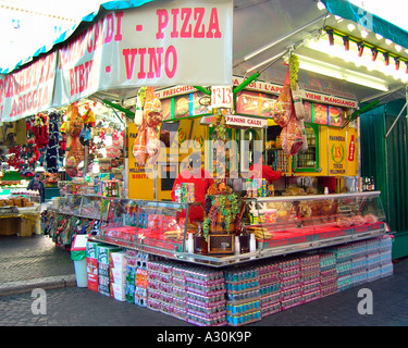 FOOD VENDOR WAGON ROME, ITALY Stock Photo - Alamy