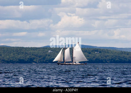 Schooner J E RIGGIN Stock Photo - Alamy
