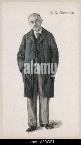 Joris-Karl Huysmans (1848-1907). Creator: Dornac Stock Photo - Alamy