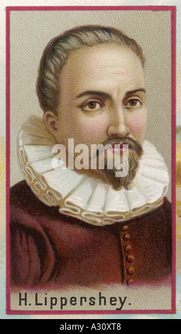 HANS LIPPERSHEY or LIPPERSHEIM Dutch spectacle maker, credited with ...
