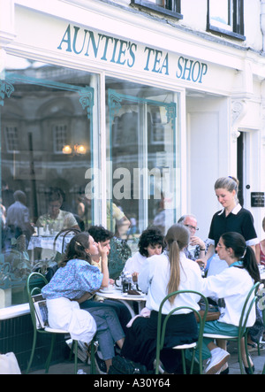 Auntie s Tea Shop Cambridge Stock Photo - Alamy